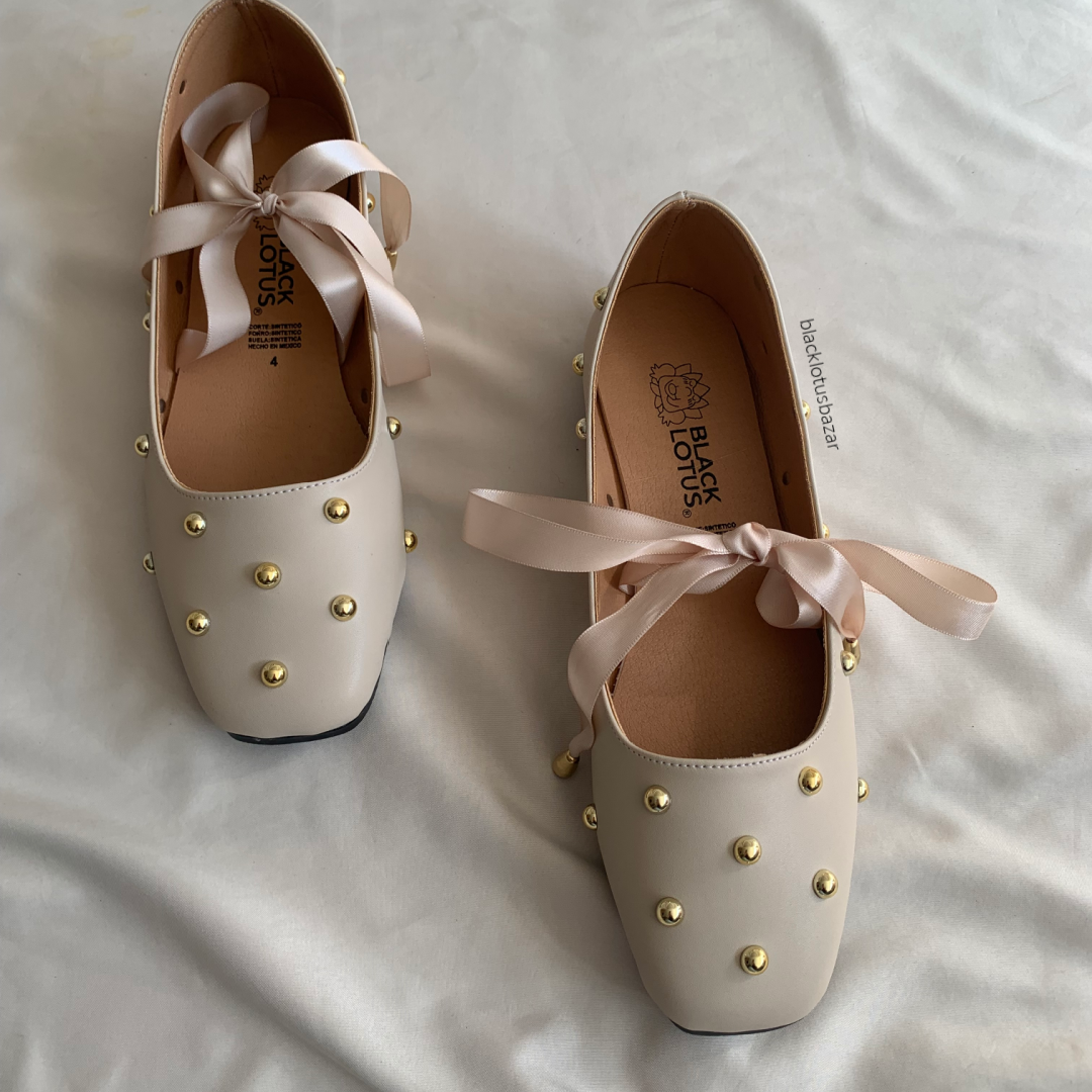 Ballerinas con perlitas – blacklotusbazar